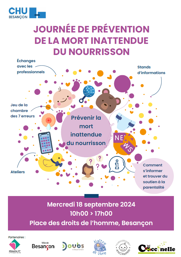 Journée de prévention de la mort inattendue du nourrisson – Pass'Santé Jeunes