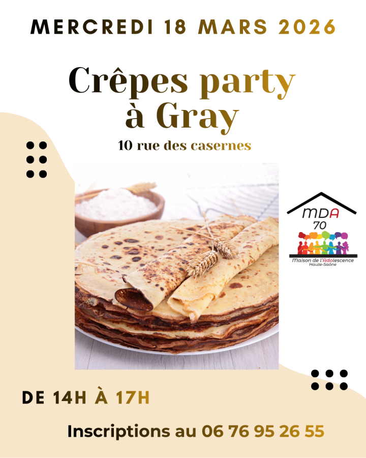 Crêpes party à la Maison des ados – Pass'Santé Jeunes